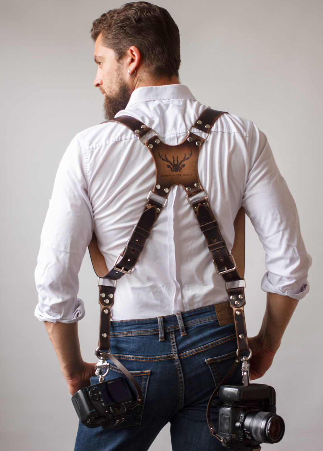 Modern vintage camera strap - Handmade Leather Goods - DesiredLeather
