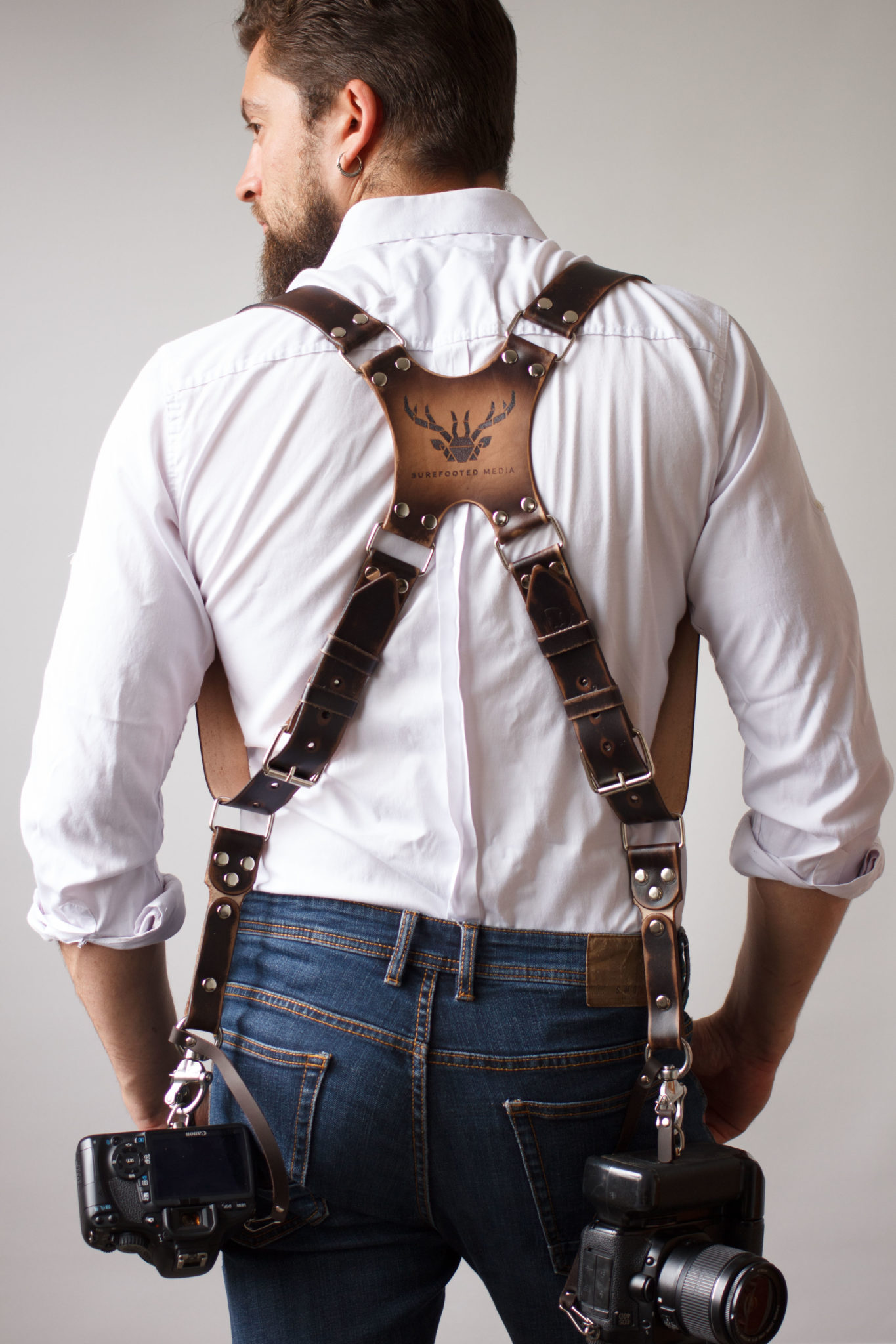 Modern vintage camera strap - Handmade Leather Goods - DesiredLeather