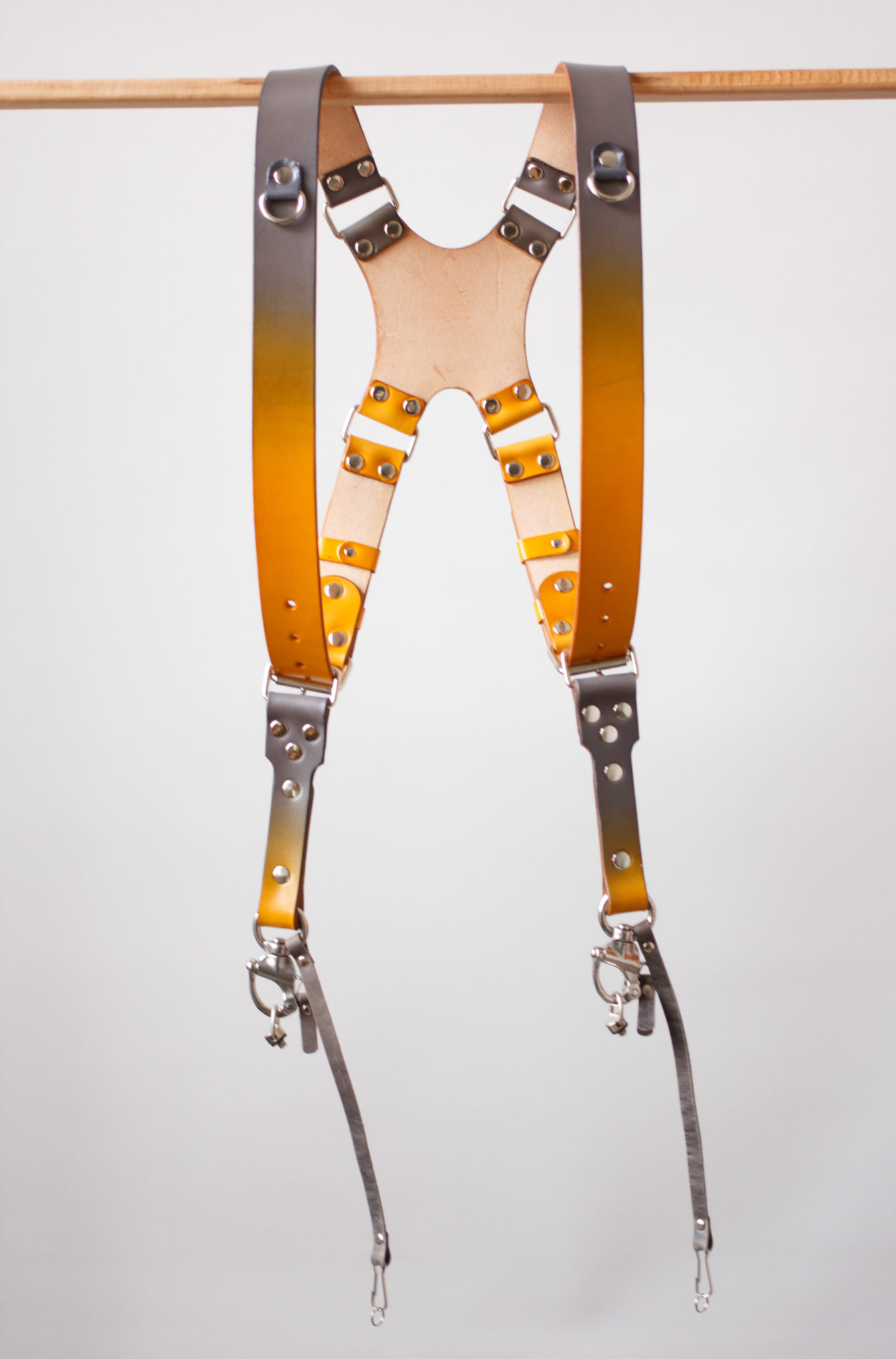 Gradient color camera straps with your logo - DesiredLeather